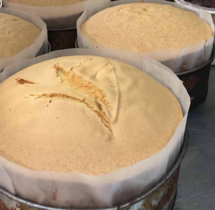 12 inch Vanilla Round Naked Cake – Latorta