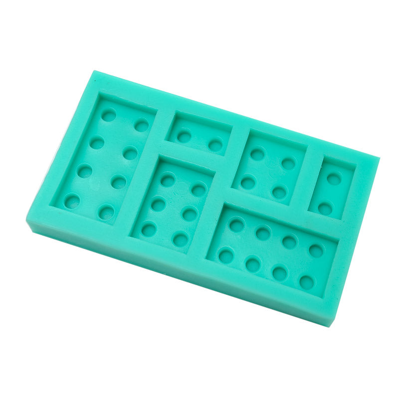 Lego Silicone Mold 10Cavity Lego Block Silicone Ice Cube Tray, For