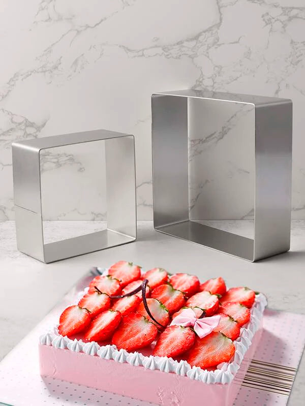 Cake Ring - 6 inch Square Cake Cutter / Mousse Frame – Latorta