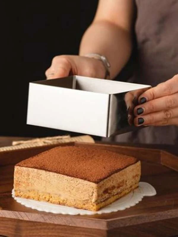 Cake Ring - 4.5 inch Square Cake Cutter / Mousse Frame – Latorta
