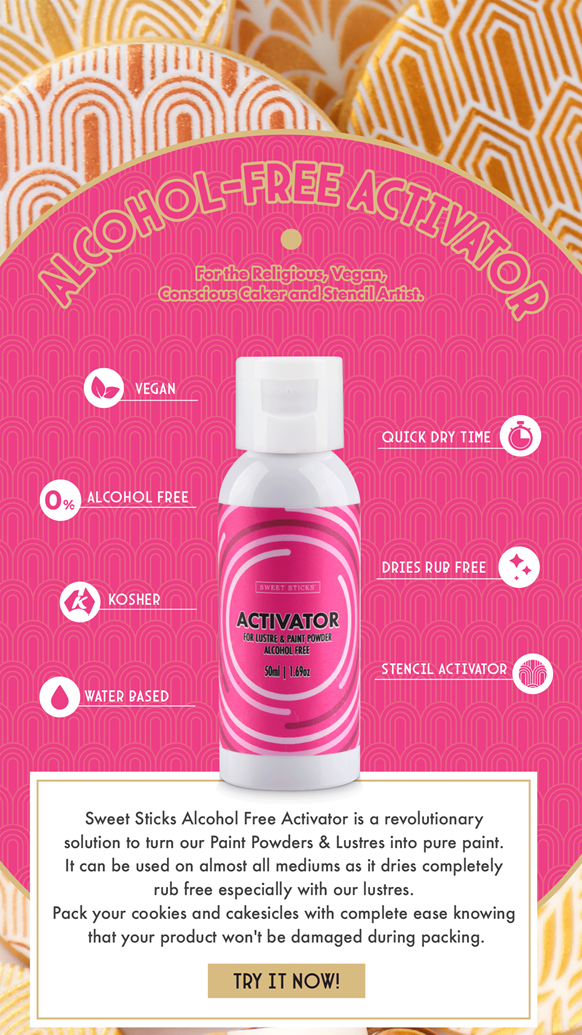 Edible Paint Activator - Alcohol Free Lustre Dust Paint Activator ...